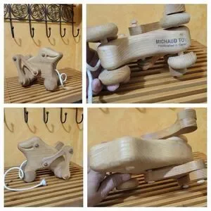 Michaud Toys | Toys | Vintage Michaud Toys Pull Along Frog Wooden Toy ...